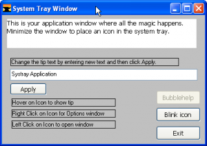 PowerBuilder – Application Icon in the System Tray: Anvil of Time